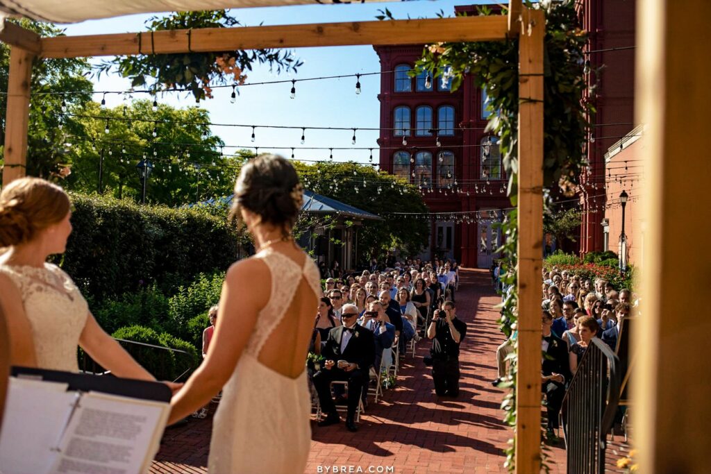 Colleen + Rachel | 1840s Ballroom Wedding Photos | Baltimore, MD