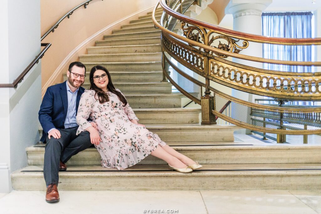 Alissa + Alex | National Portrait Gallery Engagement Photos ...