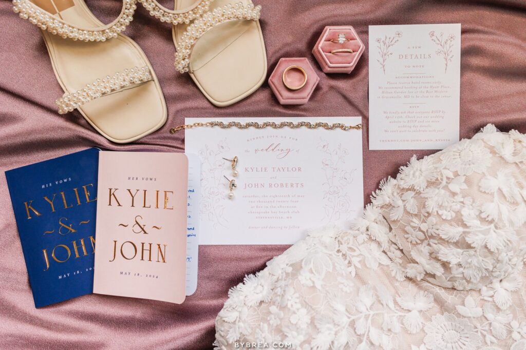 Kylie + John | Chesapeake Bay Beach Club Wedding Photos | Photography by Brea | Baltimore ...