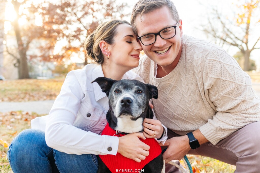Emily + Dan | Winter Engagement Session at Patterson Park | Photography ...