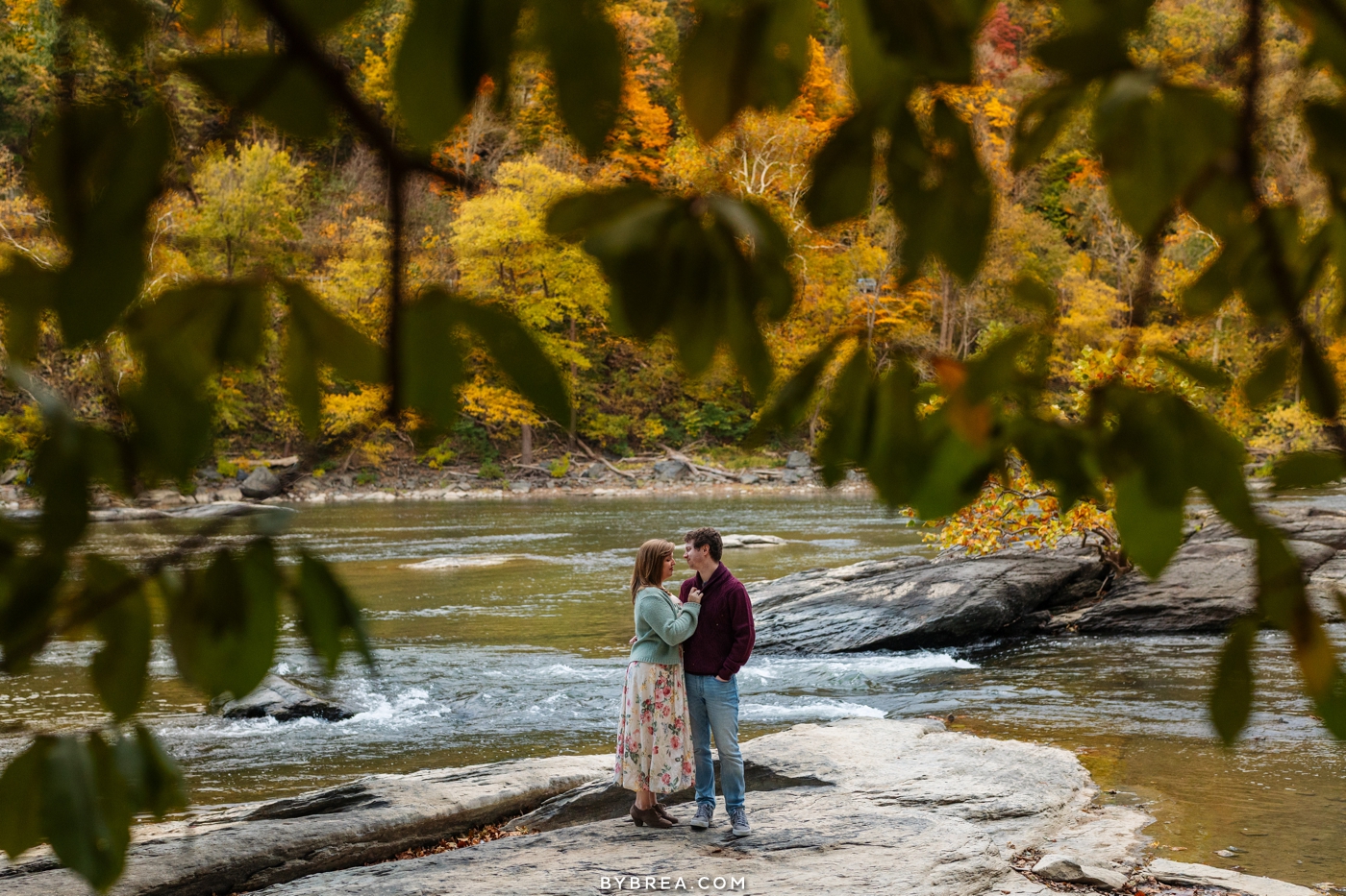 Abby + Sean | Fall Engagement Photos on the Shenandoah River | Harper's Ferry, WV | Photography ...